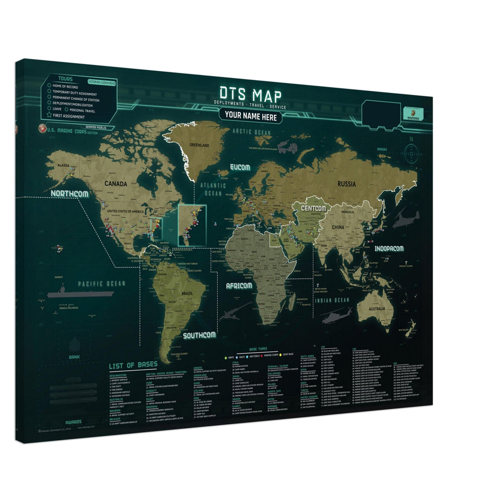 Veteran Command | Custom Military Journey Maps | DTS Map – Veteran Command