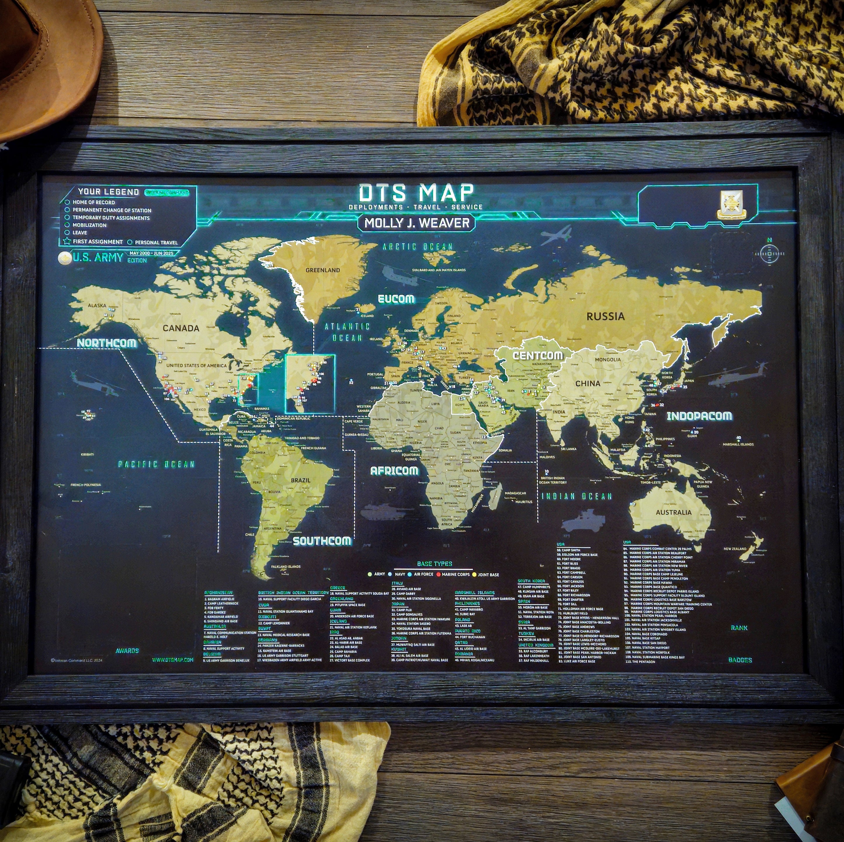 Veteran Command | Custom Military Journey Maps | DTS Map – Veteran Command